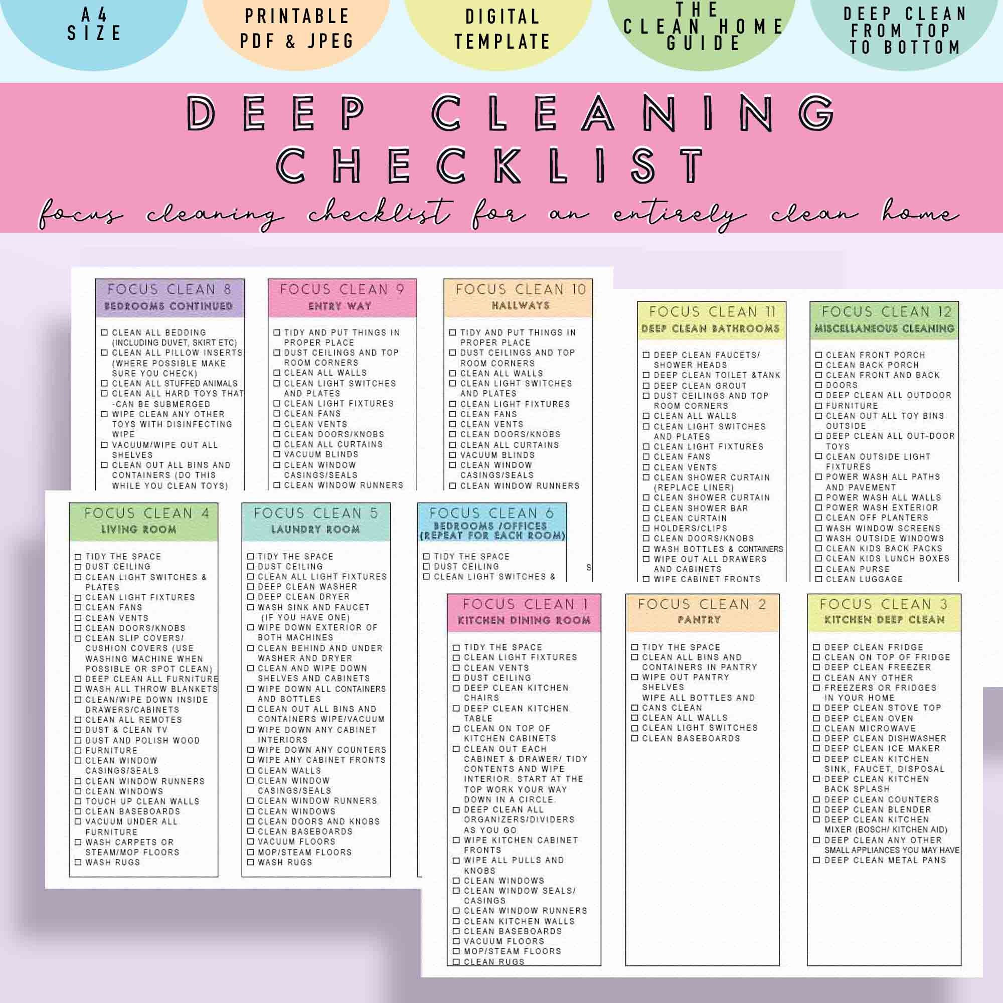 Complete Printable Housekeeping Set Home Management | Etsy Australia