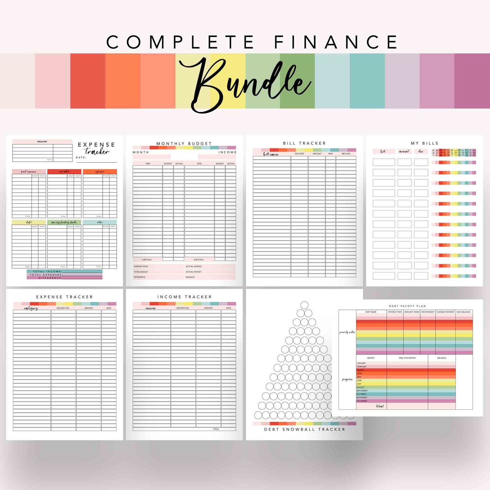 Complete Printable Housekeeping Set Home Management - Etsy Canada