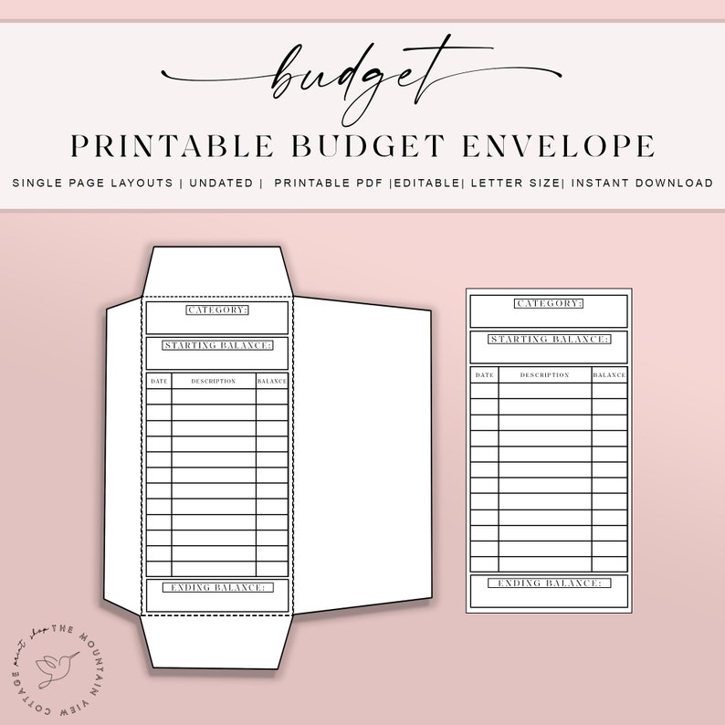 Printable Budget Planner Bundle Budget Planner Kit Weekly - Etsy