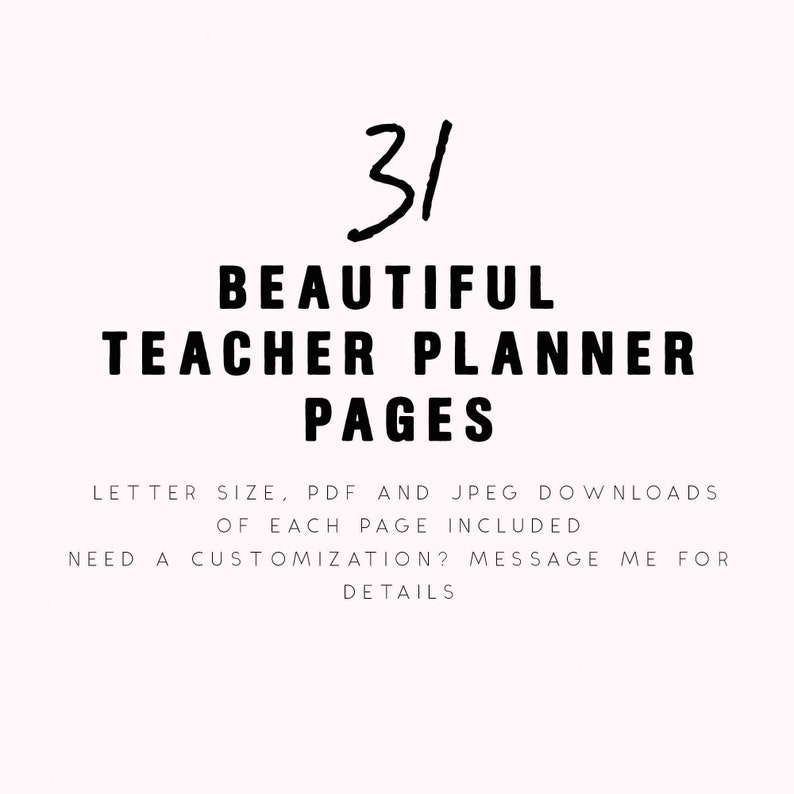 Printable Teacher Planner Rainbow Theme Ultimate Teacher - Etsy UK