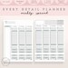 Every Detail Weekly Planner Kit, Printable Week Plan Templates, Weekly ...