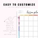 Printable Teacher Planner Rainbow Theme, Ultimate Teacher Binder, Back ...
