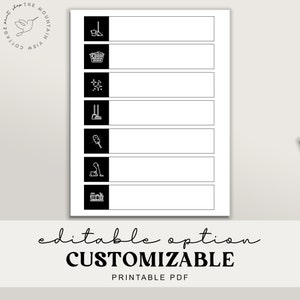 Kids CHORE CARD System, Printable Daily Routine, Chore Chart, Morning ...