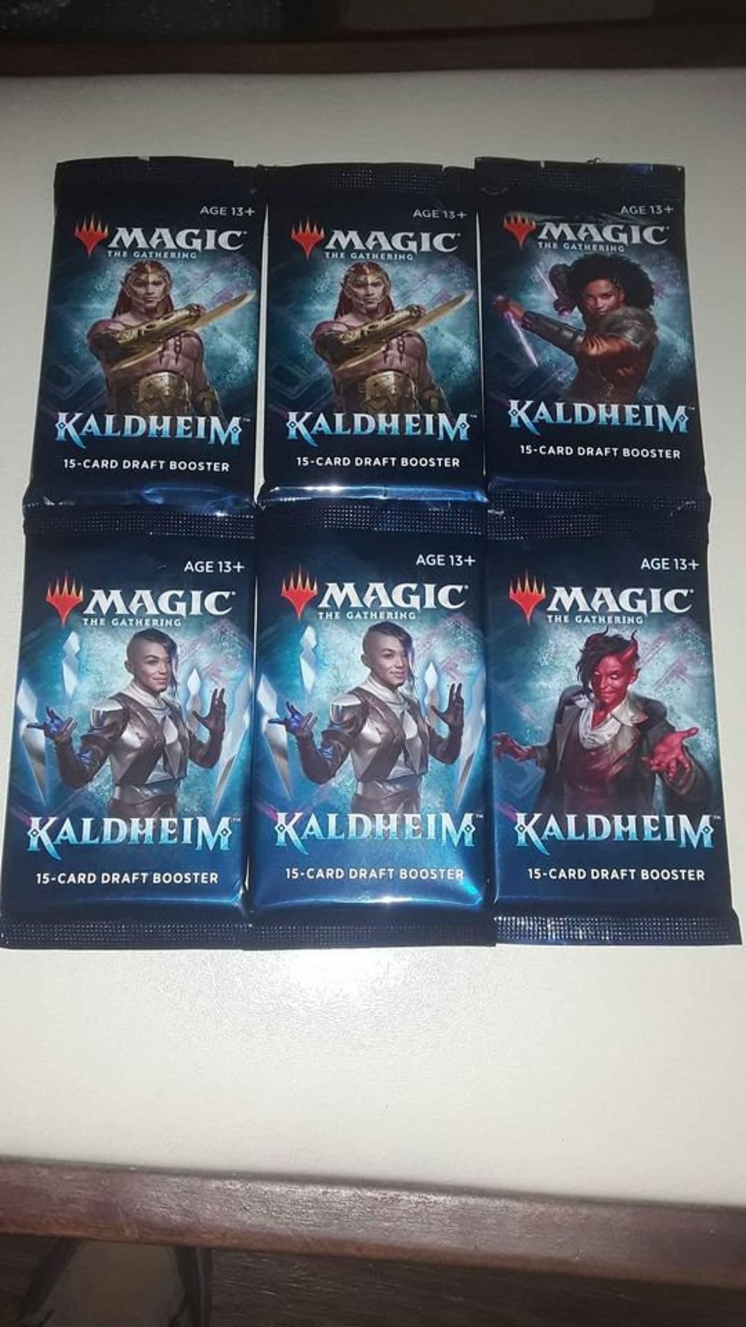6 X MTG Kaldheim Draft Booster 15 Card Packs With Rares 1 - Etsy