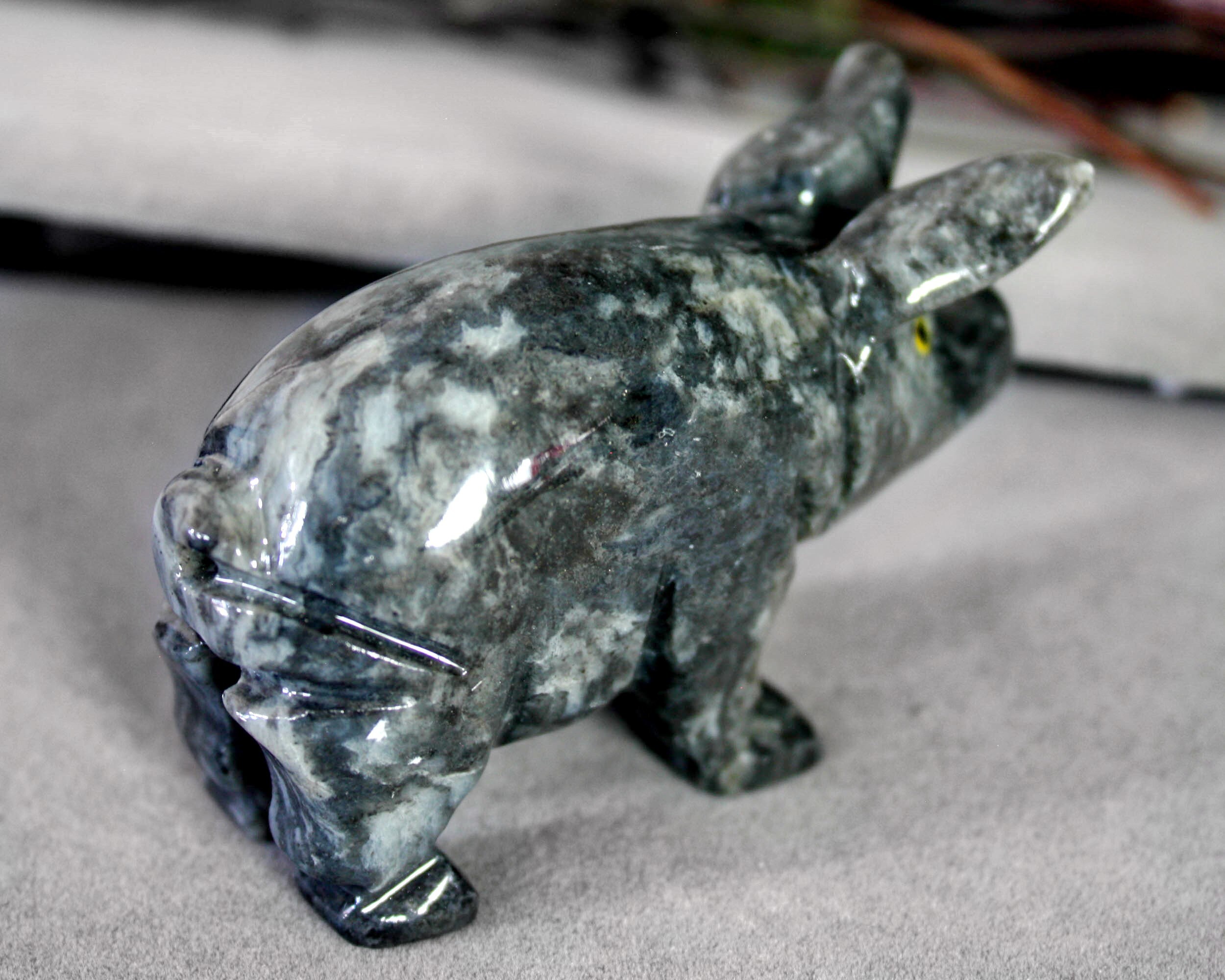 Good Luck Pig Totem Fetish Soapstone Figurine Spirit Animal 7294 - Etsy