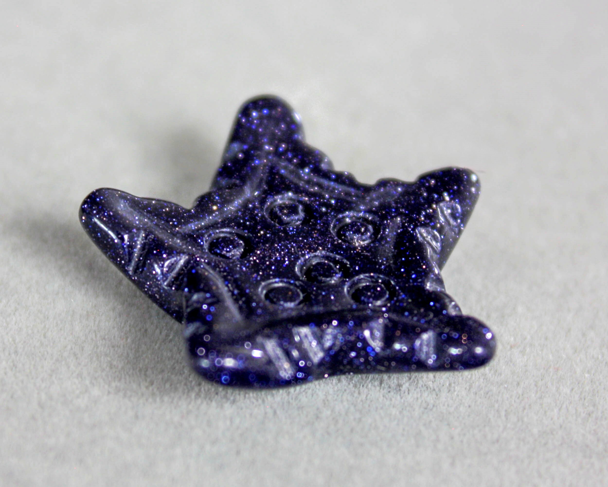 Blue Goldstone Starfish Spirit Animal Totem Fetish Stone - Etsy