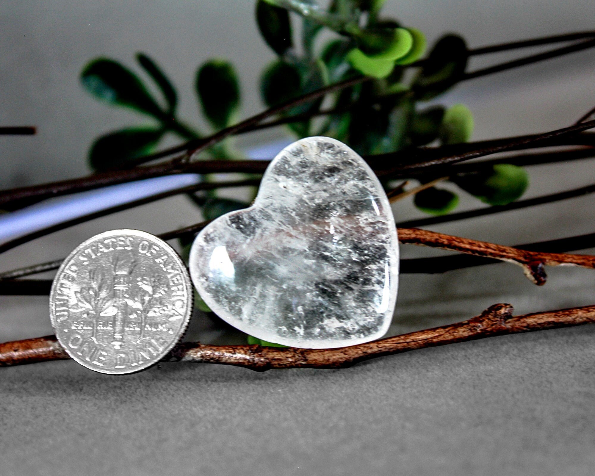 Brazilian Rock Crystal Quartz Gemstone Heart 25mm 9115 - Etsy