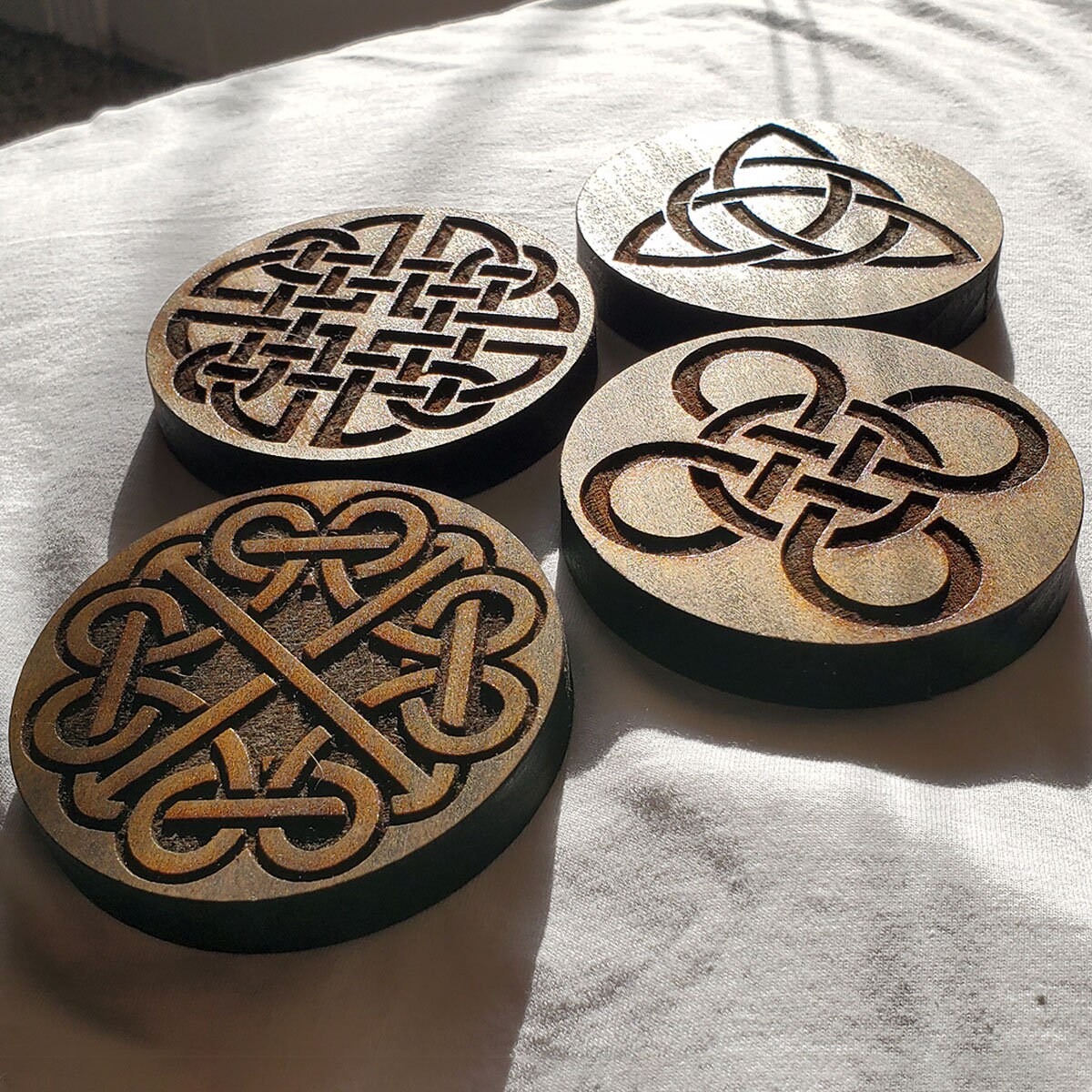 Celtic Coasters Infinity Knot Irish Saying Trinity Knot - Etsy