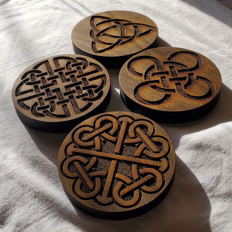 Celtic Coasters Infinity Knot Irish Saying Trinity Knot - Etsy
