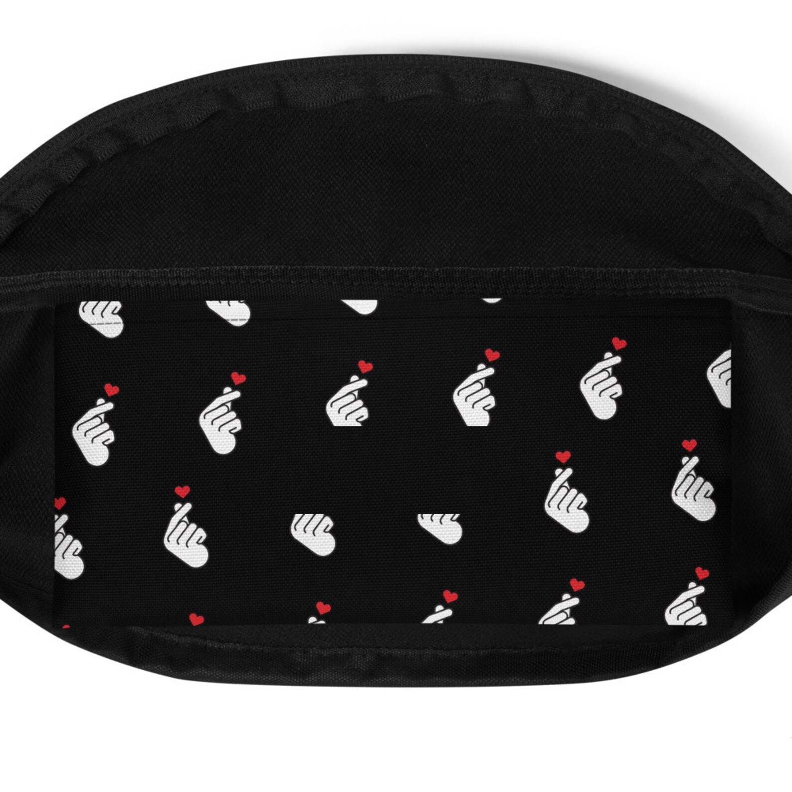 Korean Heart Kpop Finger Heart Fanny Pack Korean Style | Etsy