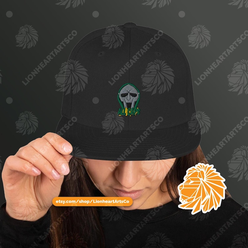 MF DOOM Snapback Hat, Hip Hop Madvillain Merch - Etsy
