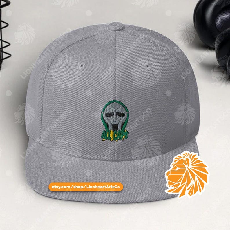 MF DOOM Snapback Hat, Hip Hop Madvillain Merch - Etsy