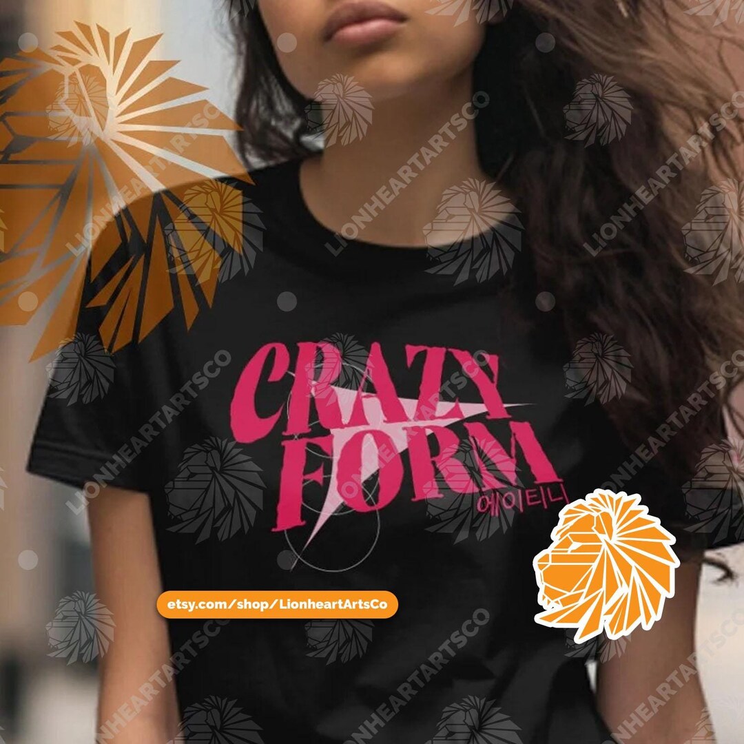 Ateez Crazy Form, Fan Made Shirt, Atiny Fandom, Short-sleeve Unisex T ...