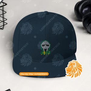 MF DOOM All Caps, Snapback Hat, Hip Hop Merch, Madvillain, JJ Doom ...