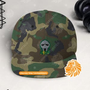 MF DOOM All Caps, Snapback Hat, Hip Hop Merch, Madvillain, JJ Doom ...