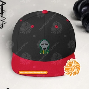 MF DOOM All Caps, Snapback Hat, Hip Hop Merch, Madvillain, JJ Doom ...
