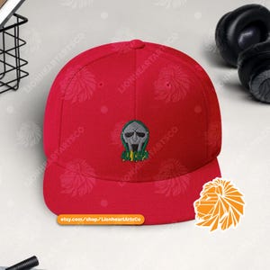 MF DOOM All Caps, Snapback Hat, Hip Hop Merch, Madvillain, JJ Doom ...