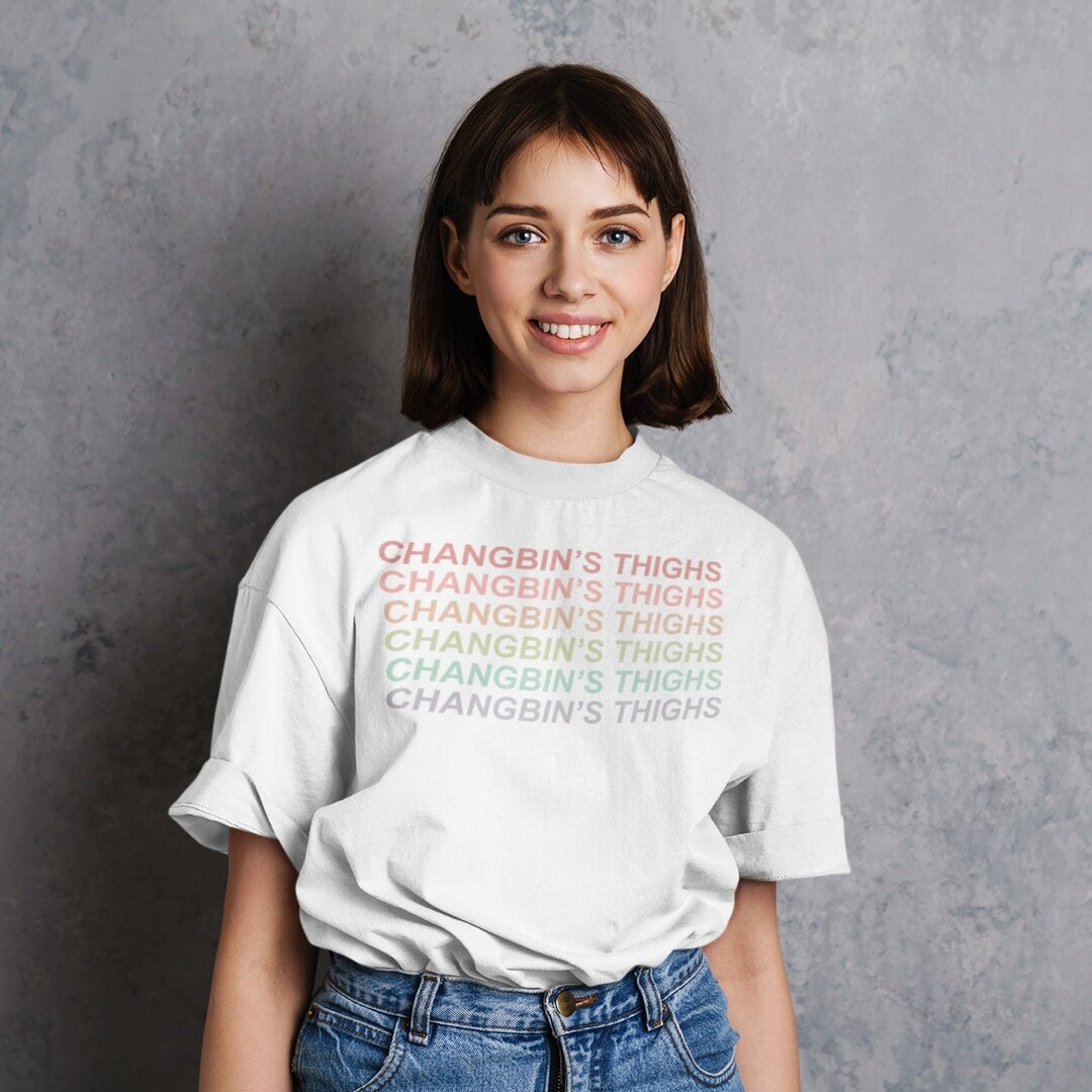 Changbin Thighs, Stray Kids Fandom Shirt, Stay, Kpop Shirt, Short ...