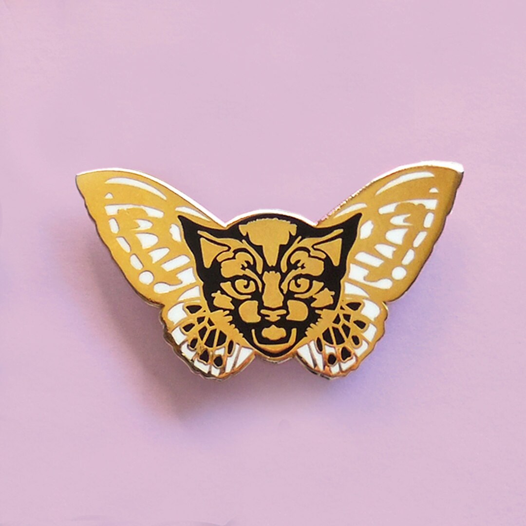 Fly Pussy Enamel Pin Etsy