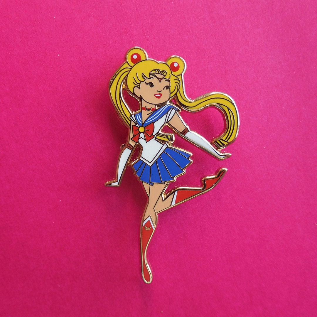 Sailor Moon Enamel Pin Etsy Uk