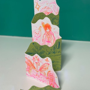 The Kingdom Sees All Accordion Fold Risograph Print - Etsy