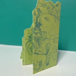 The Kingdom Sees All Accordion Fold Risograph Print - Etsy