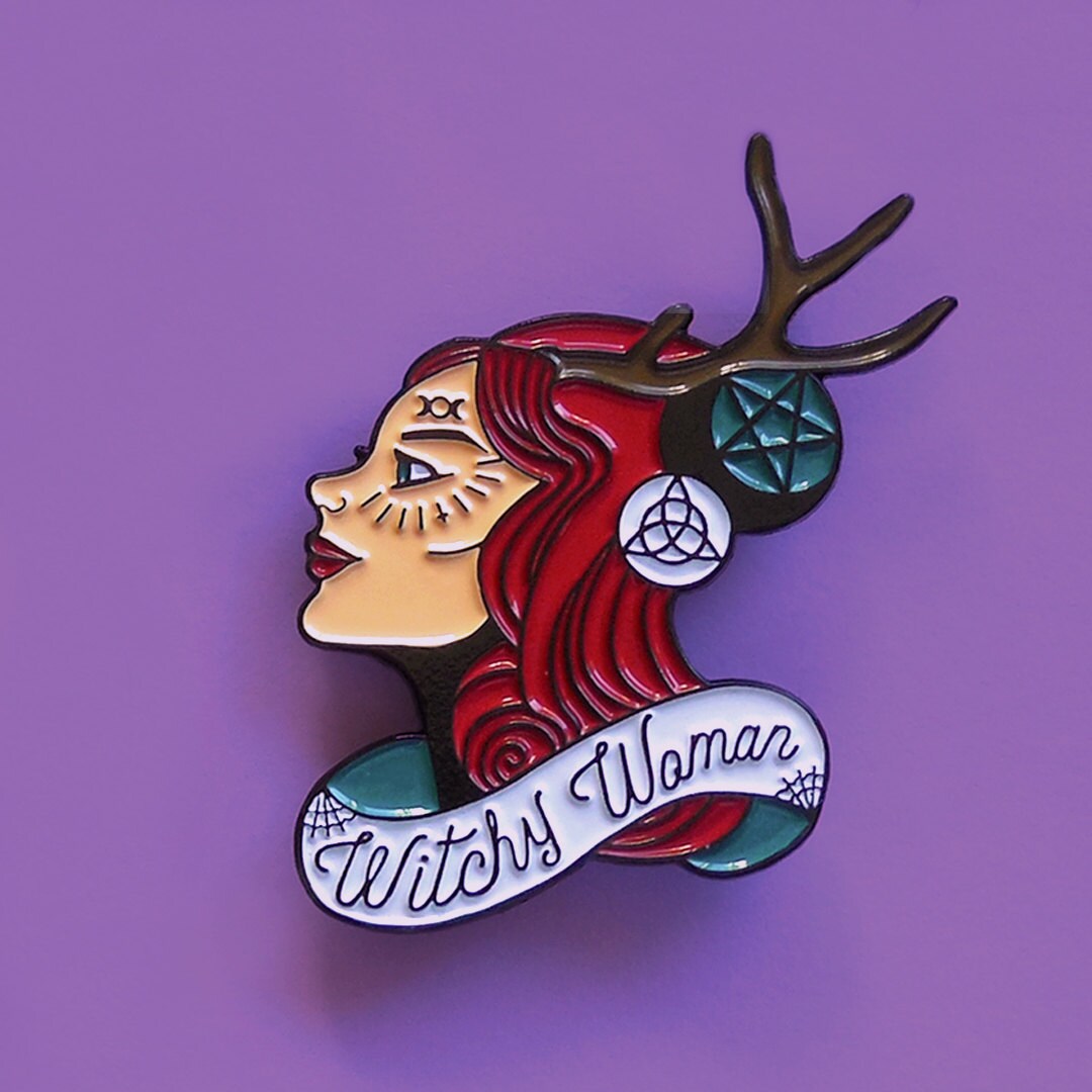 Witchy Woman Enamel Pin - Etsy Canada
