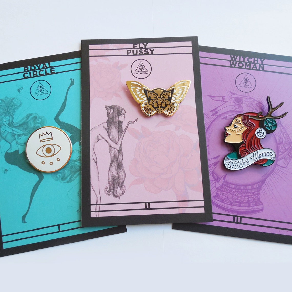 Royal Circle Enamel Pin - Etsy Canada