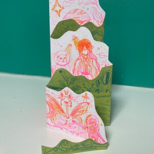 The Kingdom Sees All Accordion Fold Risograph Print - Etsy