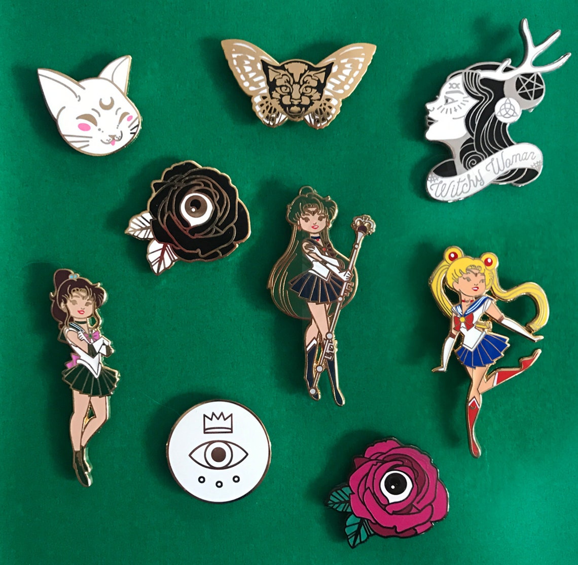 Royal Circle Enamel Pin - Etsy Canada