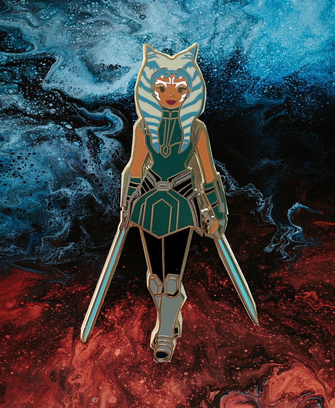 Ahsoka Tano :seige of Mandalore" Enamel Pin - Etsy UK