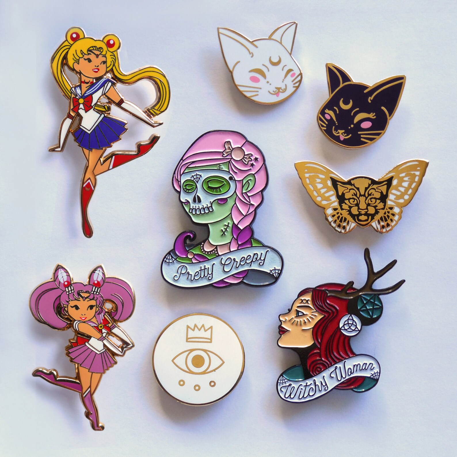 Sailor Moon Enamel Pin Etsy Uk