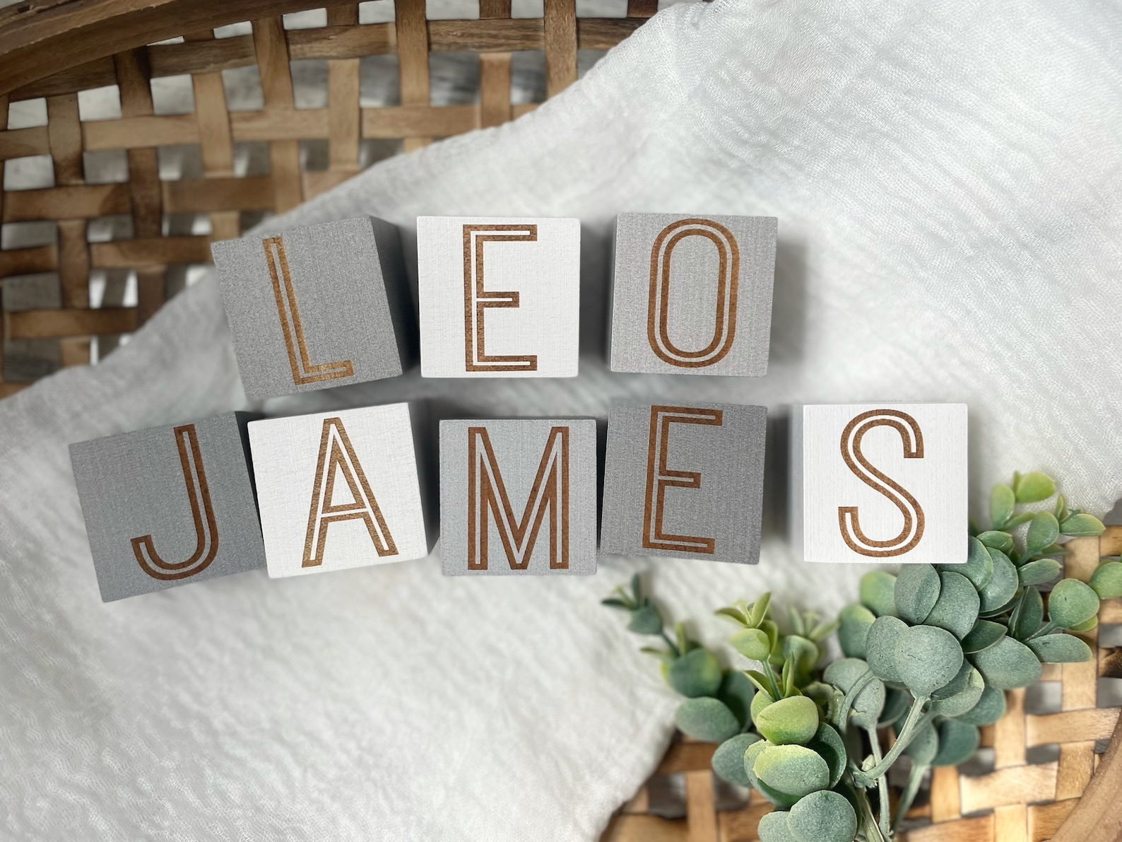 Personalized Baby Name Blocks With Arrow - Etsy