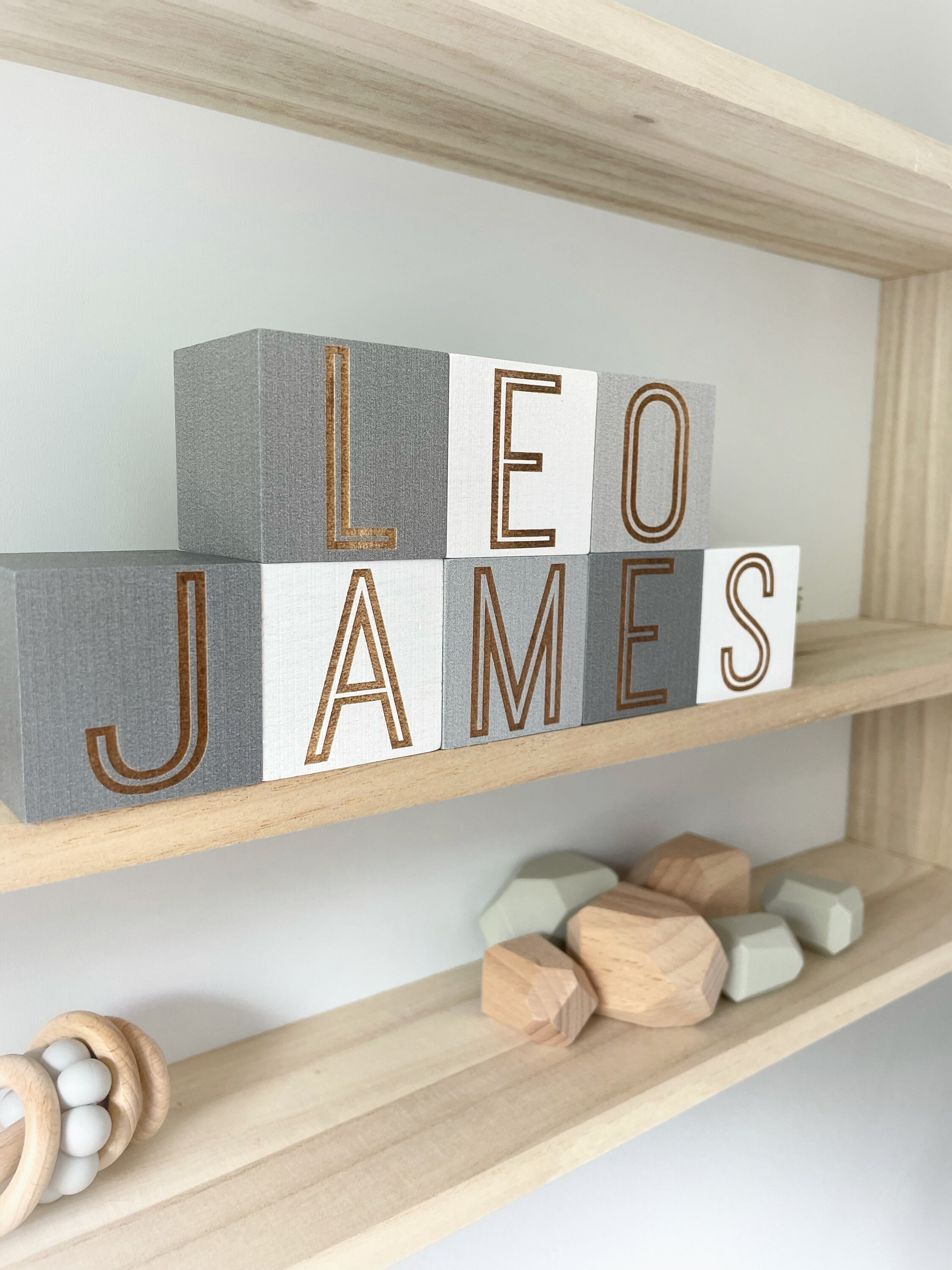 Personalized Baby Name Blocks With Arrow - Etsy