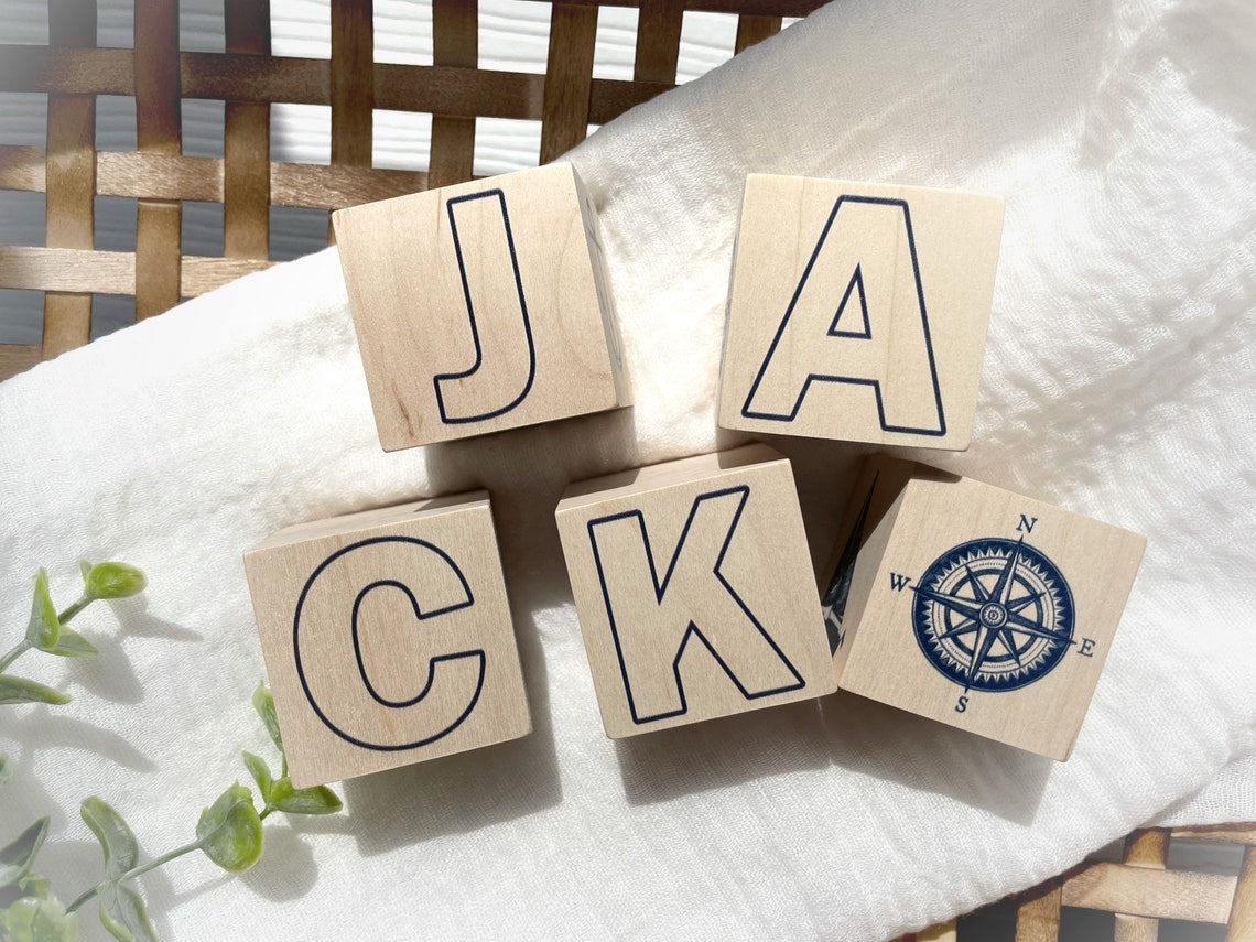 Custom Name Baby Gift for Nautical Themed Nursery - Anchor- Sailboat ...