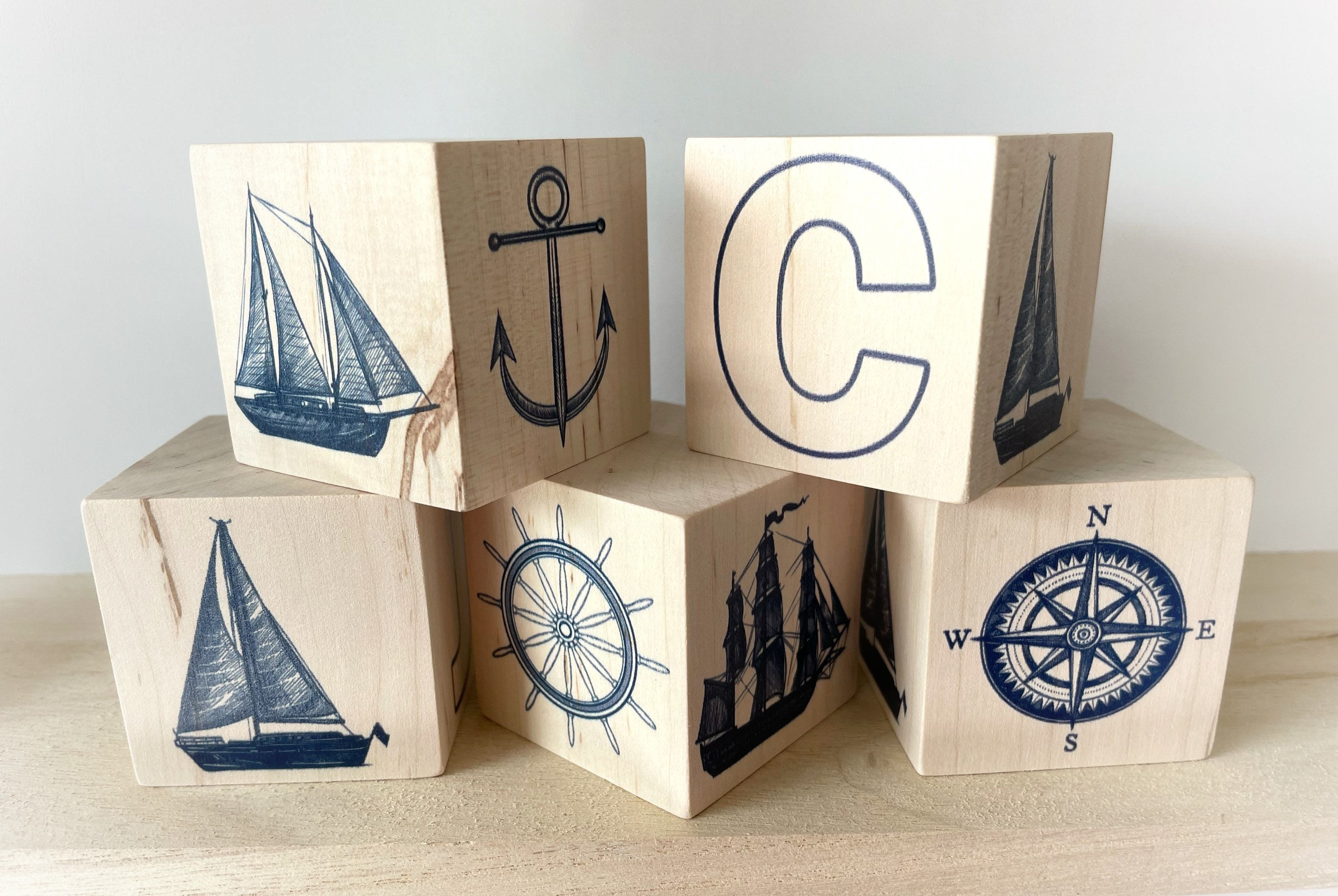 Custom Name Baby Gift for Nautical Themed Nursery Anchor - Etsy