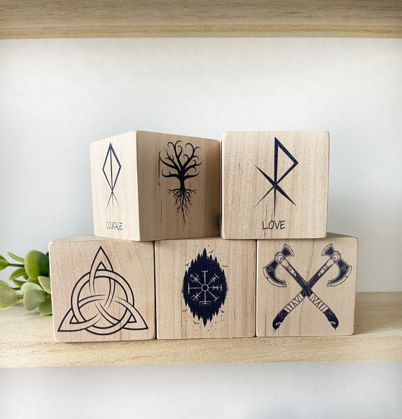 Viking Decor for Nursery, Childrens Room, Runes Symbols, Baby Gift - Etsy
