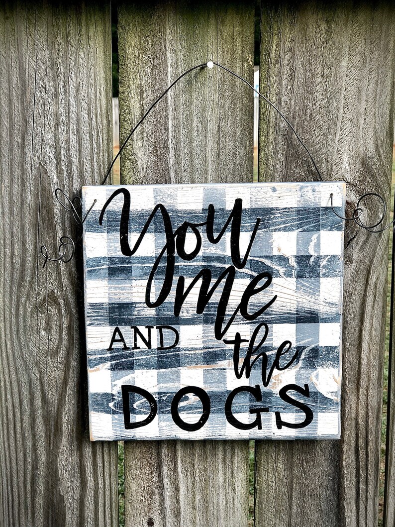 Dog Lovers Sign Wall Hanging Dog Art Pet Lover Animal - Etsy