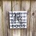Dog Lovers Sign Wall Hanging Dog Art Pet Lover Animal - Etsy