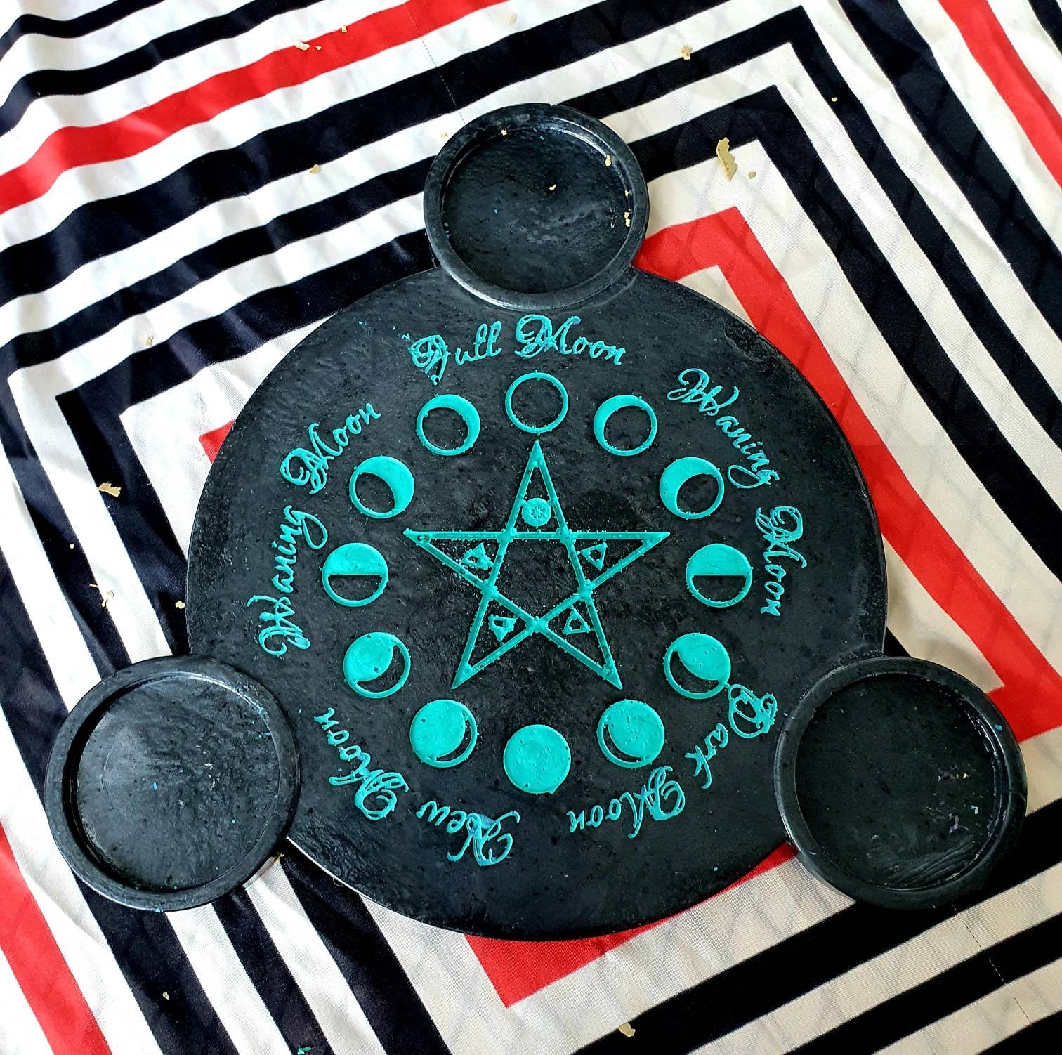 Moon Phases Altar Tray | Etsy