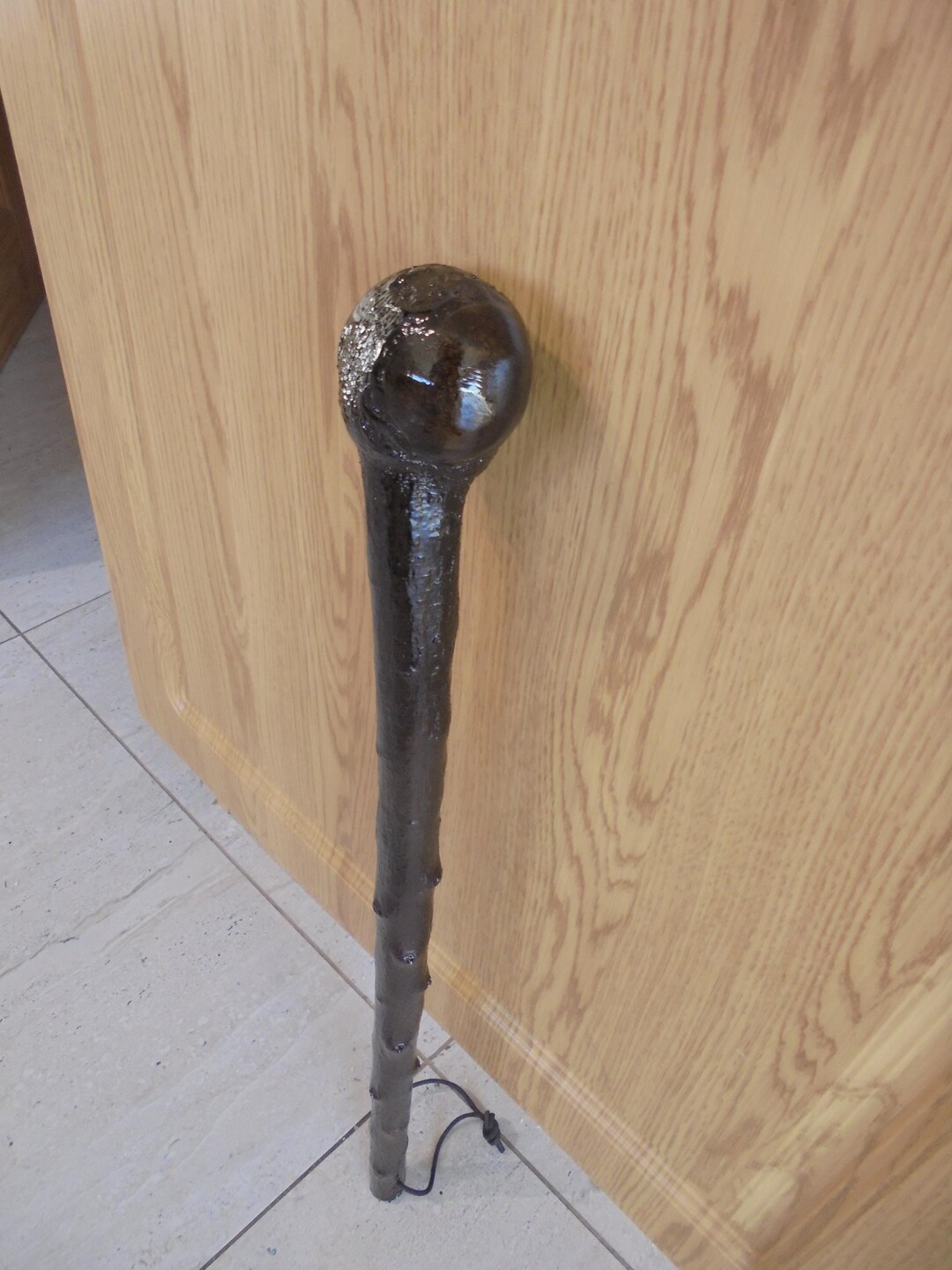 Irish Blackthorn Walking Stick, A Short One. Handmade in Ireland. the ...