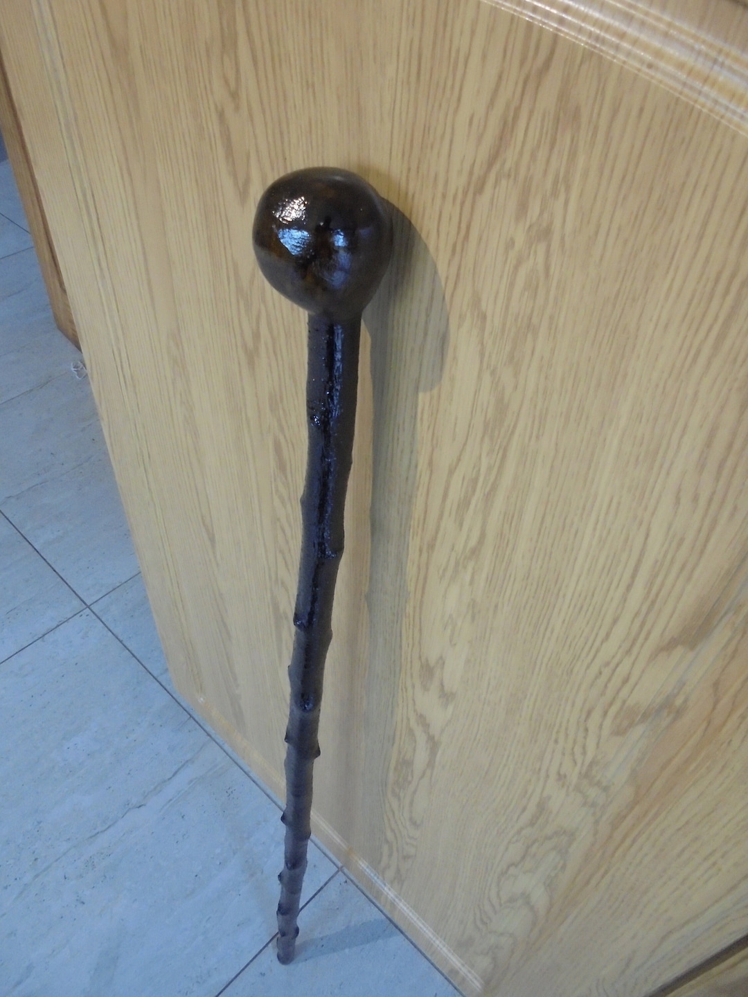 Irish Blackthorn Walking Stick, Cane. Handmade in Ireland. the Stick ...