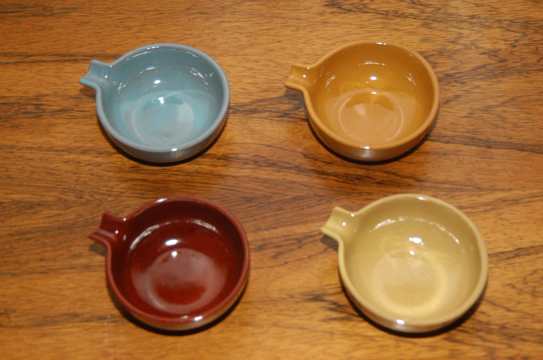 Ashtray Set by "ateliers D árt Maredsous" Set of Four Ashtrays - Etsy