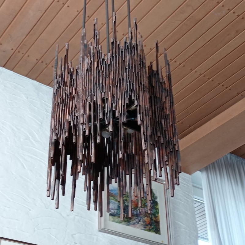 Copper Ceiling Lamp - Etsy