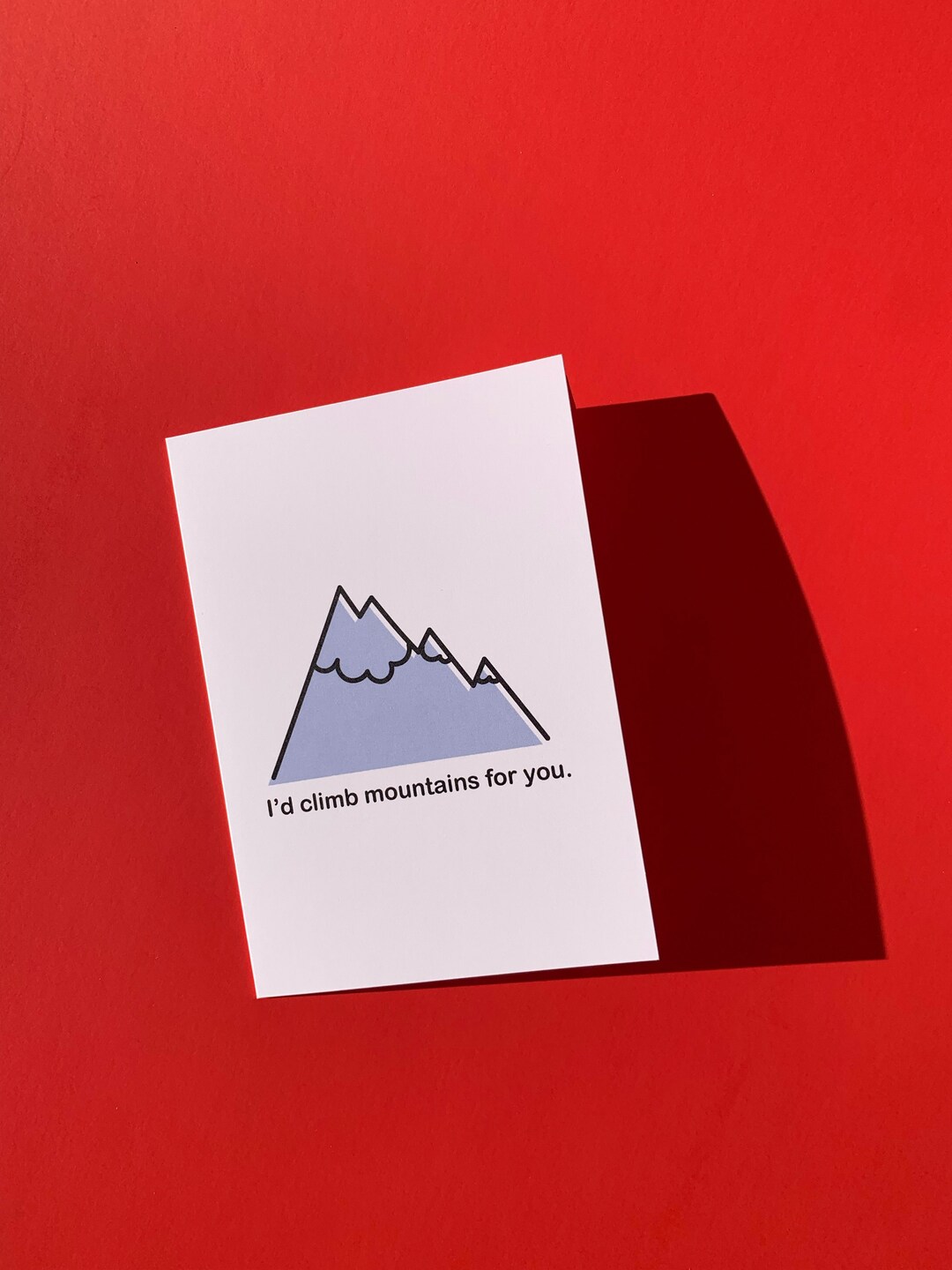 I'd Climb Mountains Bouldering Card for Rock Climbers, Climbing Gift ...