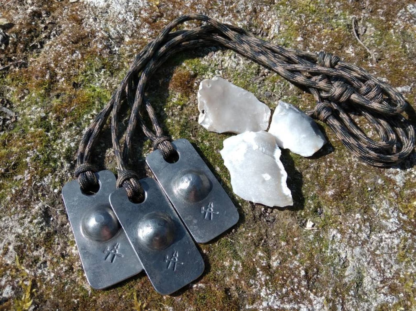 Firesteel Pendant. Bow Drill Socket. - Etsy