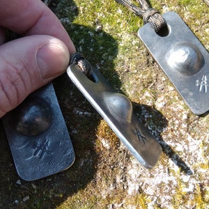 Firesteel Pendant. Bow Drill Socket. - Etsy