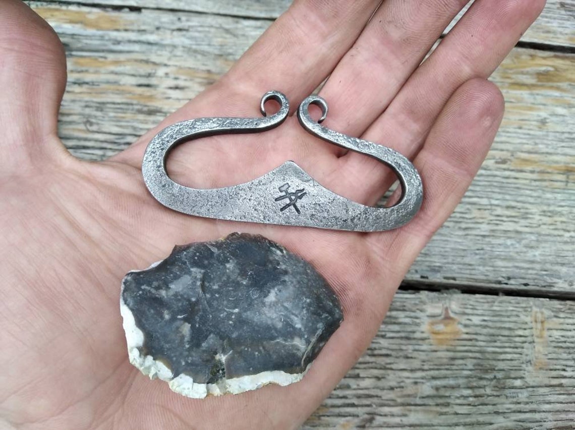Traditional Viking Era Style Firesteel. Bushcraft Flint and Steel. - Etsy