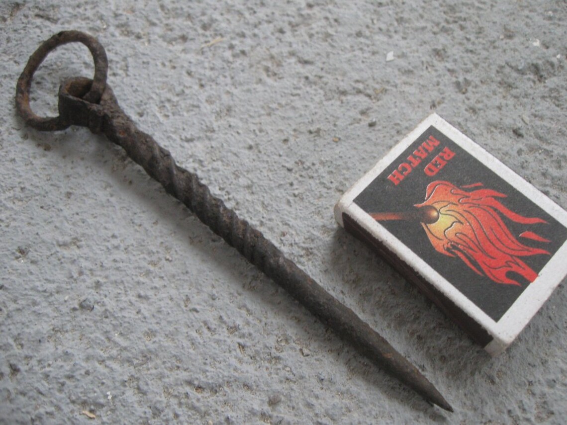 Forged Medieval Viking Pin Fork. | Etsy