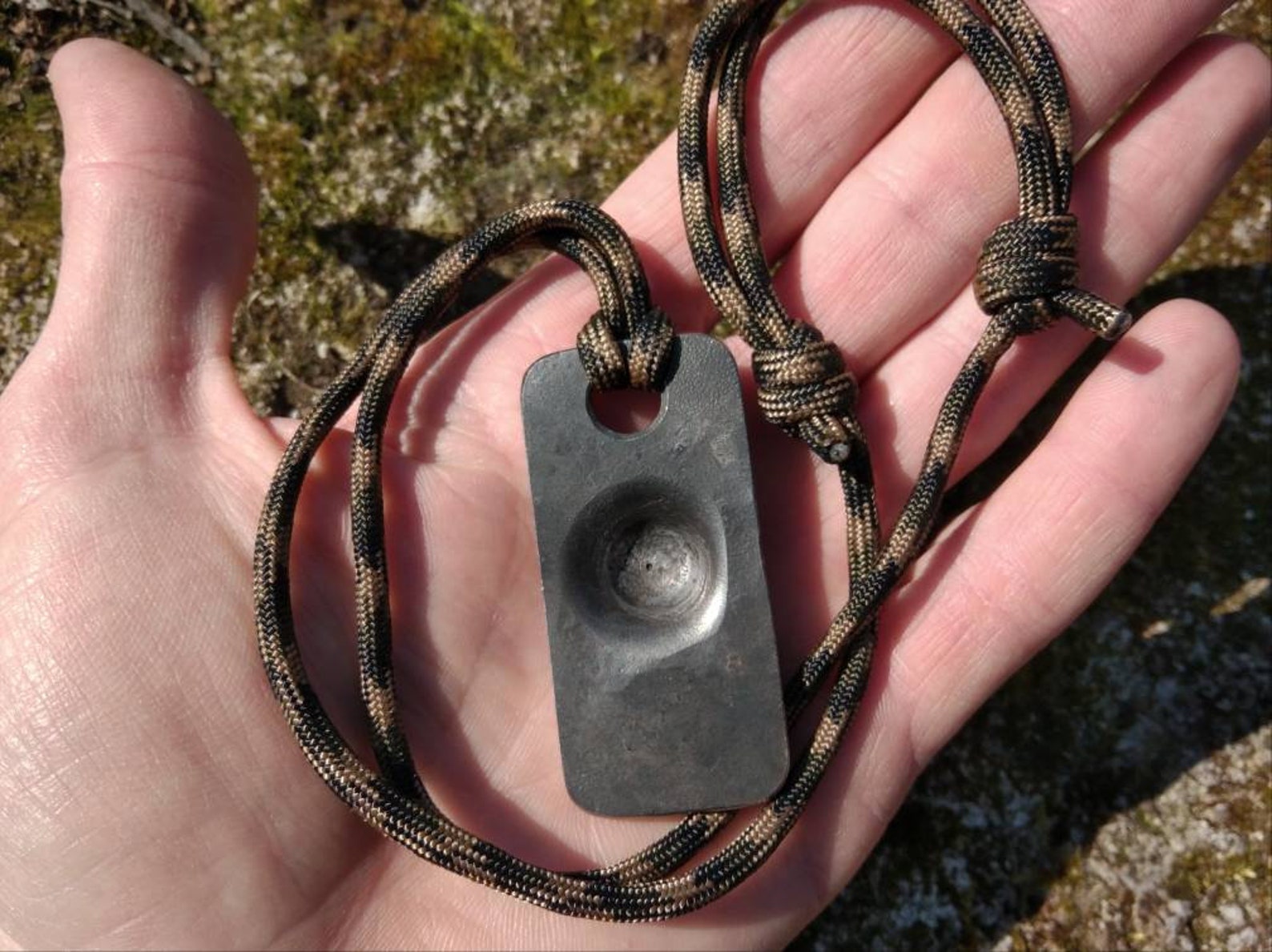 Firesteel Pendant. Bow Drill Socket. - Etsy